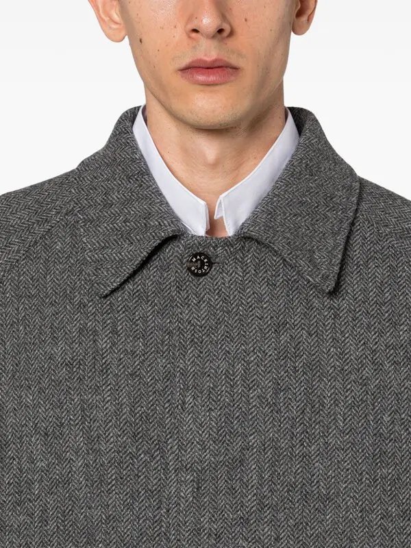 Mackintosh Belford Wool Coat - Grey