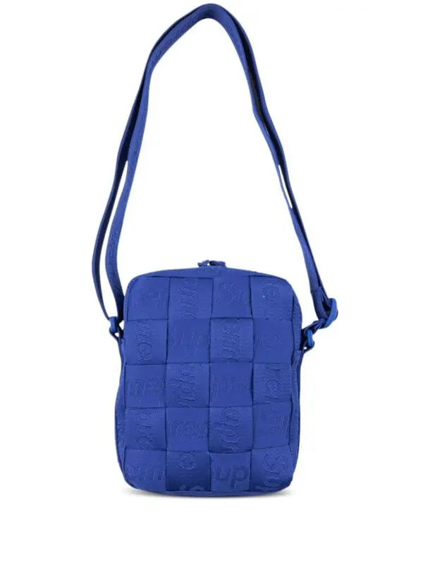 Supreme Woven Shoulder Bag - Blue