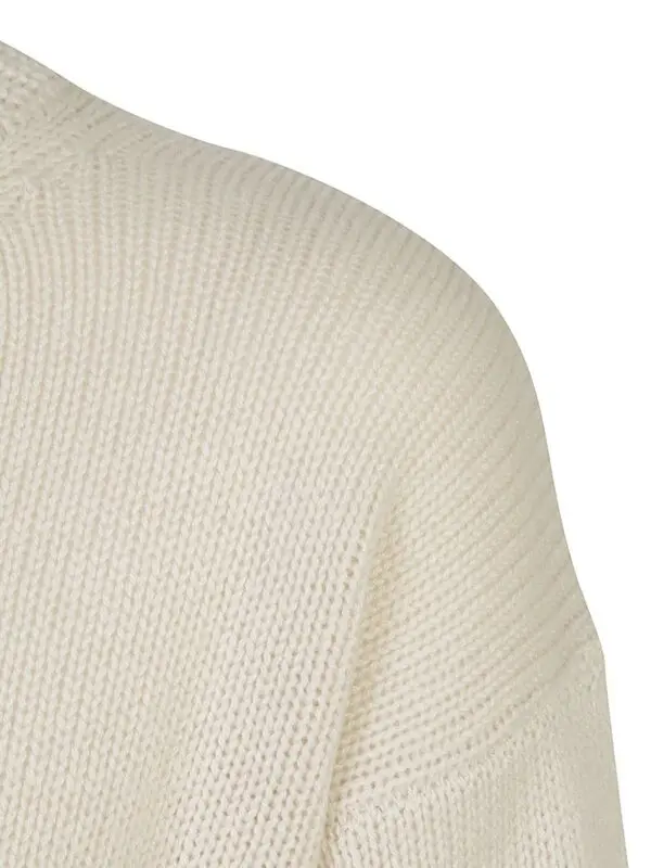 LE TRICOT PERUGIA Slit-cuff Turtleneck