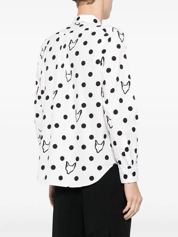 BLACK COMME DES GARÇONS Polka Dot Shirt