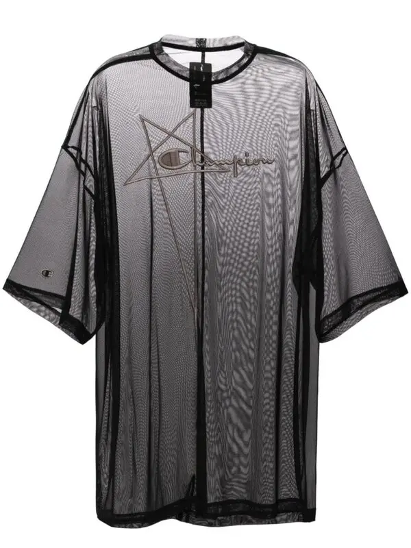 Rick Owens Embroidered Logo T-shirt