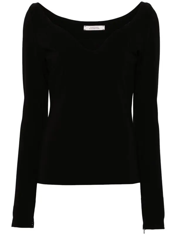 Dorothee Schumacher Structured V-neck Top
