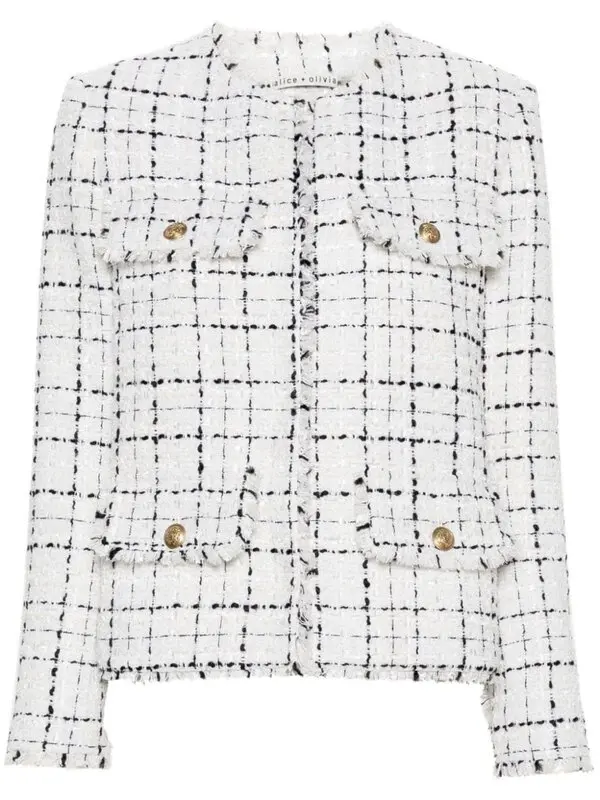 Alice + Olivia Checked Jacket