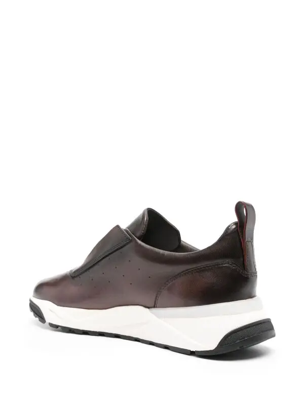 Santoni Leather Sneakers
