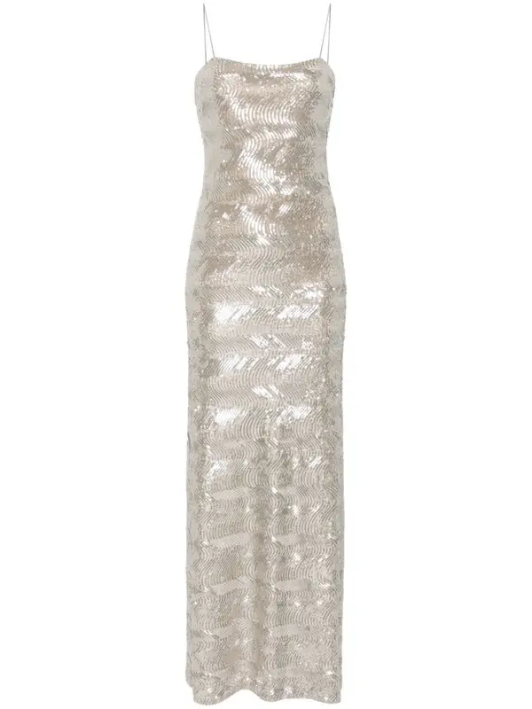 FORTE_FORTE Sequinned Maxi Dress