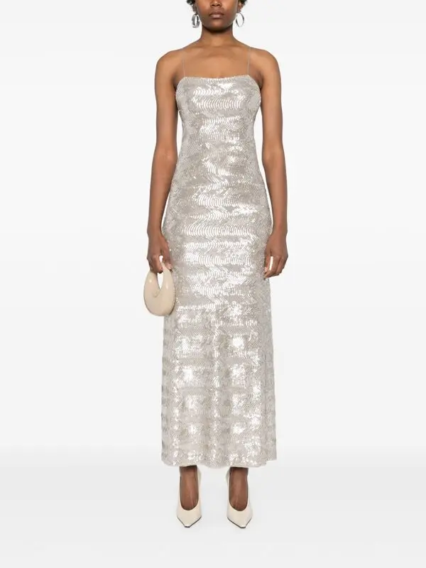 FORTE_FORTE Sequinned Maxi Dress