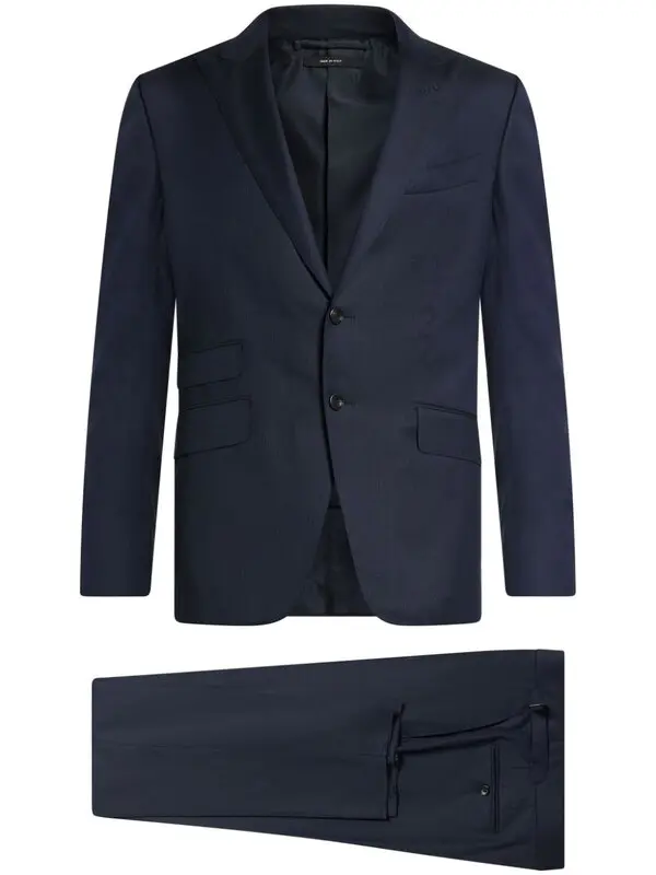 TOM FORD Virgin Wool Suit - Blue