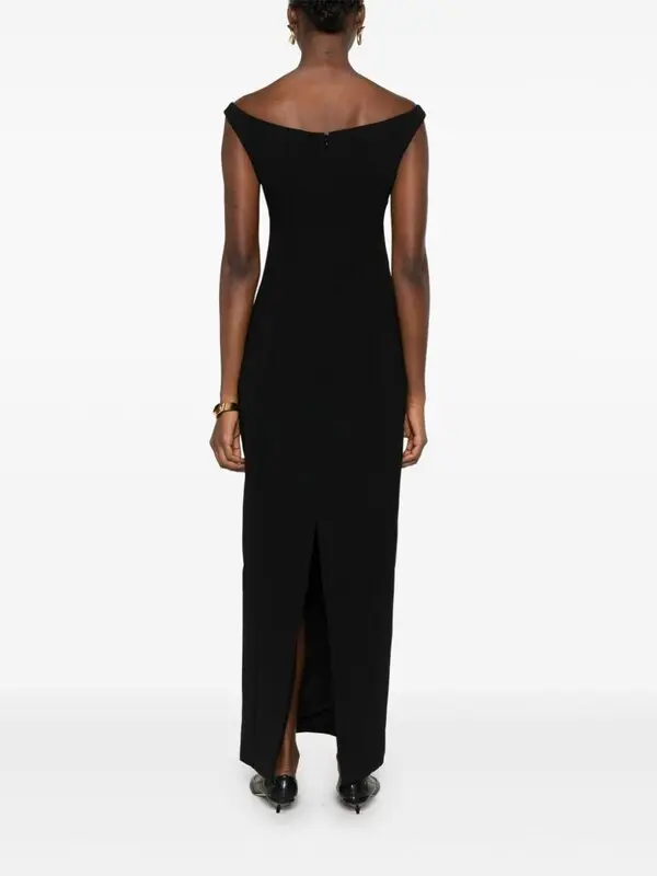 TOTEME Curved Off-shoulder Maxi Dress