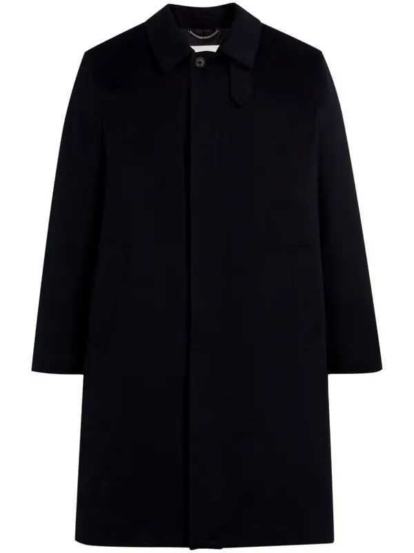 Mackintosh Dunkeld Wool Coat - Blue