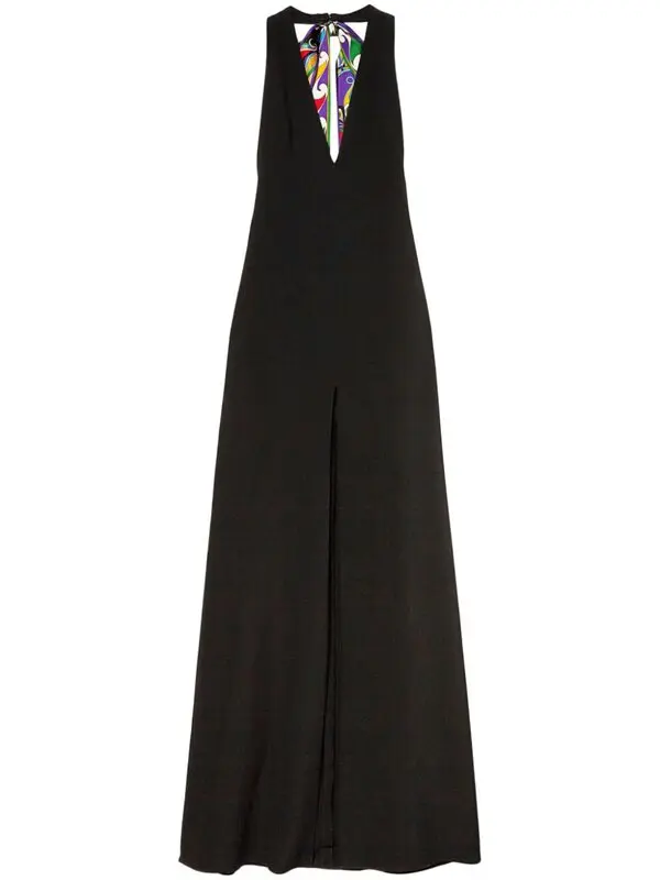 Emilio Pucci Halterneck Maxi Dress