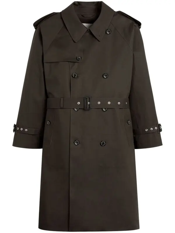Mackintosh Earlston Cotton Trench Coat - Brown