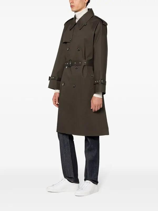 Mackintosh Earlston Cotton Trench Coat - Brown