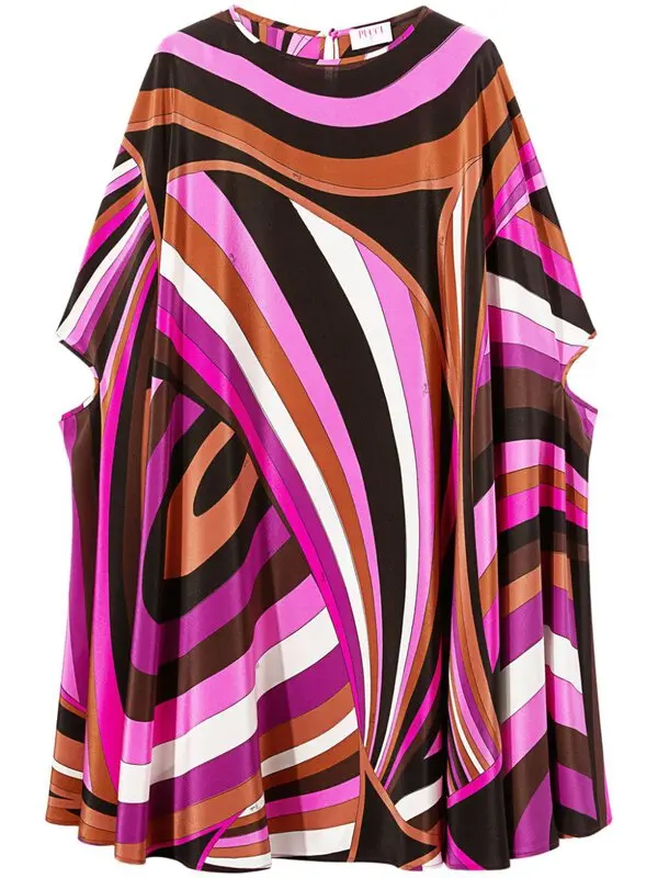 Emilio Pucci Iride-print Silk Kaftan