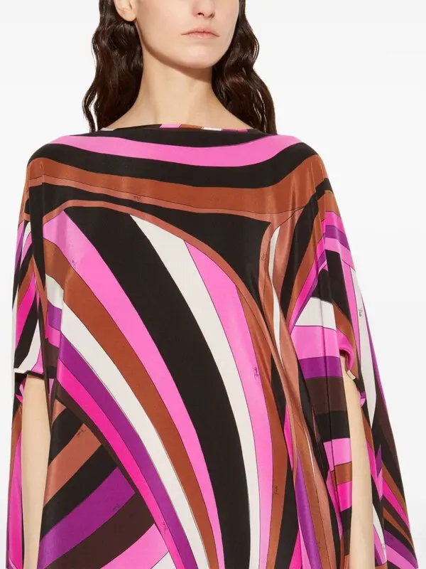 Emilio Pucci Iride-print Silk Kaftan