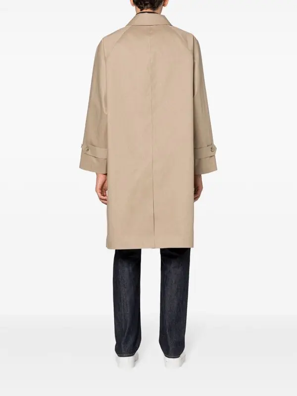 Mackintosh Lauder Single-breasted Coat - Neutrals