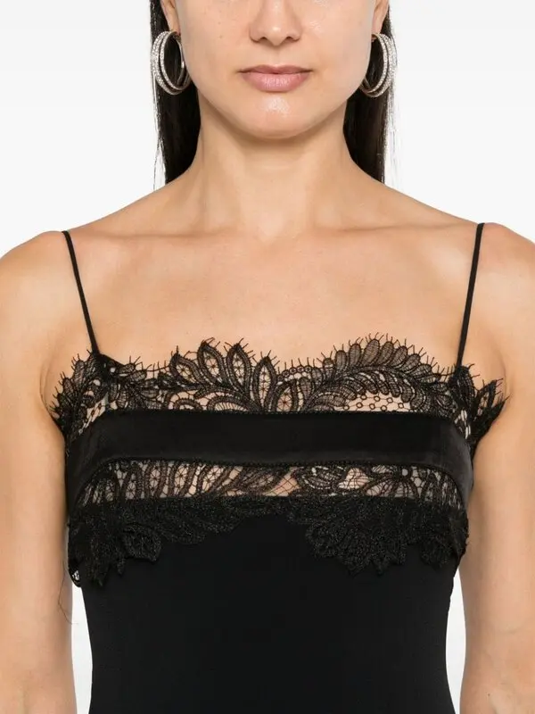 David Koma Lace-Panel Mini Dress In Black - 30% Off | Editorialist