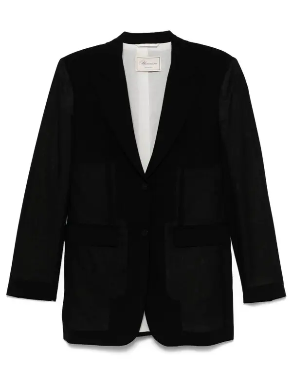 Blumarine Wool Single-breasted Blazer