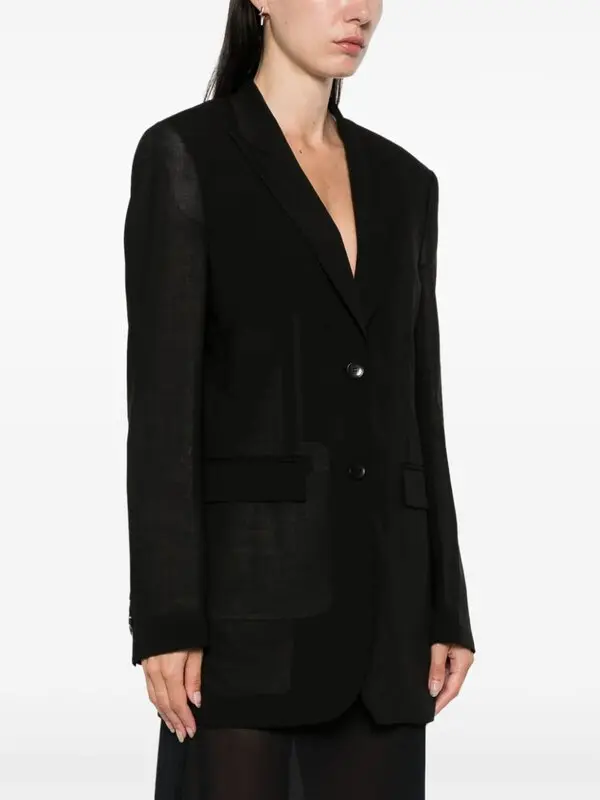 Blumarine Wool Single-breasted Blazer