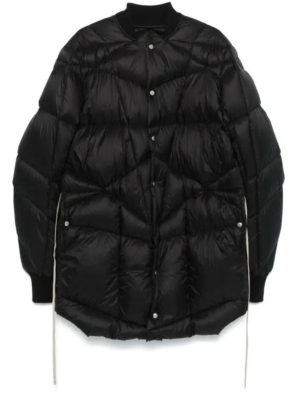 Rick Owens Flight Liner Down Coat - Black