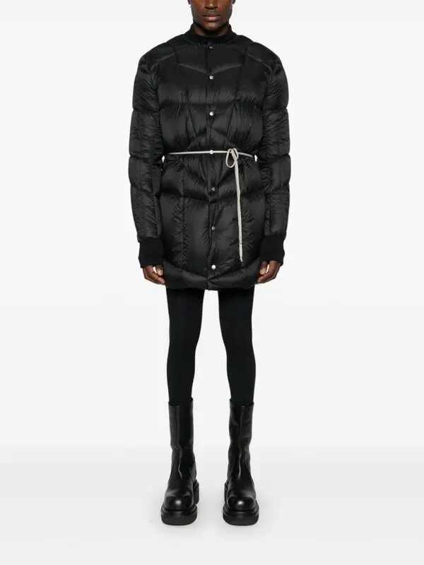 Rick Owens Flight Liner Down Coat - Black