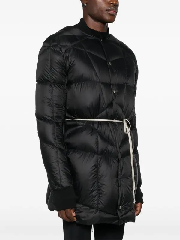 Rick Owens Flight Liner Down Coat - Black