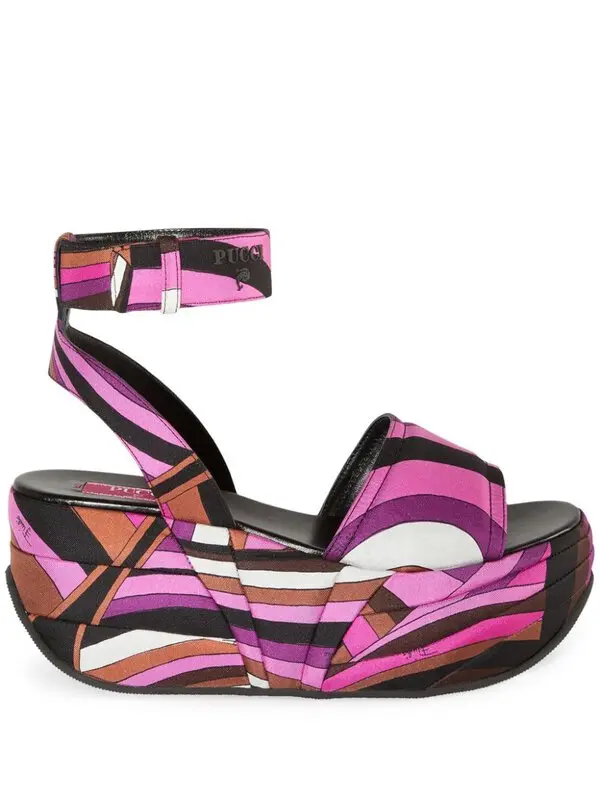 Emilio Pucci Ami Platform Sandals - Pink
