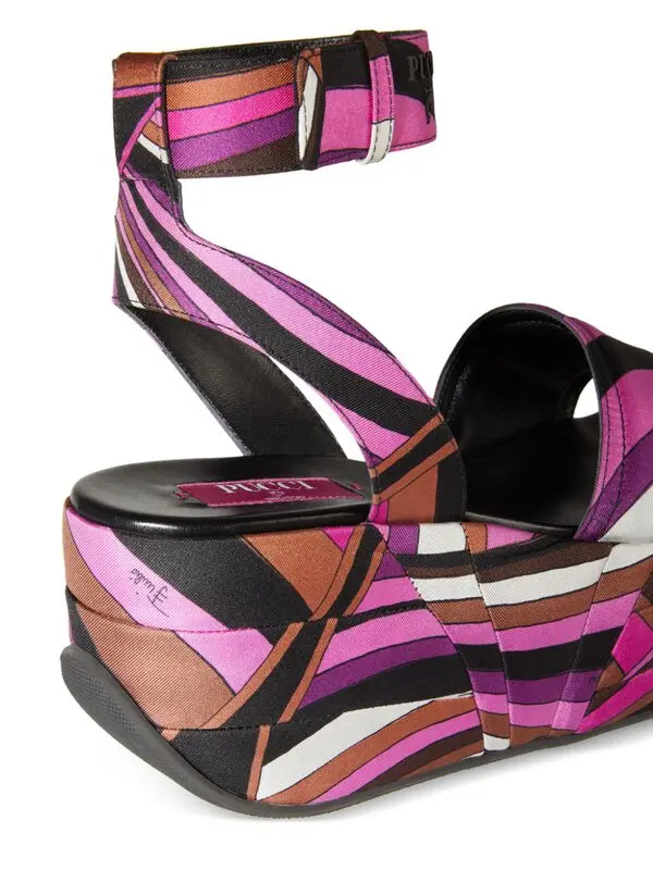 Emilio Pucci Ami Platform Sandals - Pink