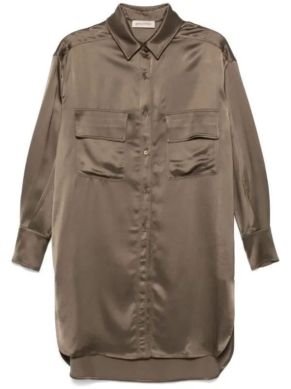 GENTRYPORTOFINO Satin Shirt