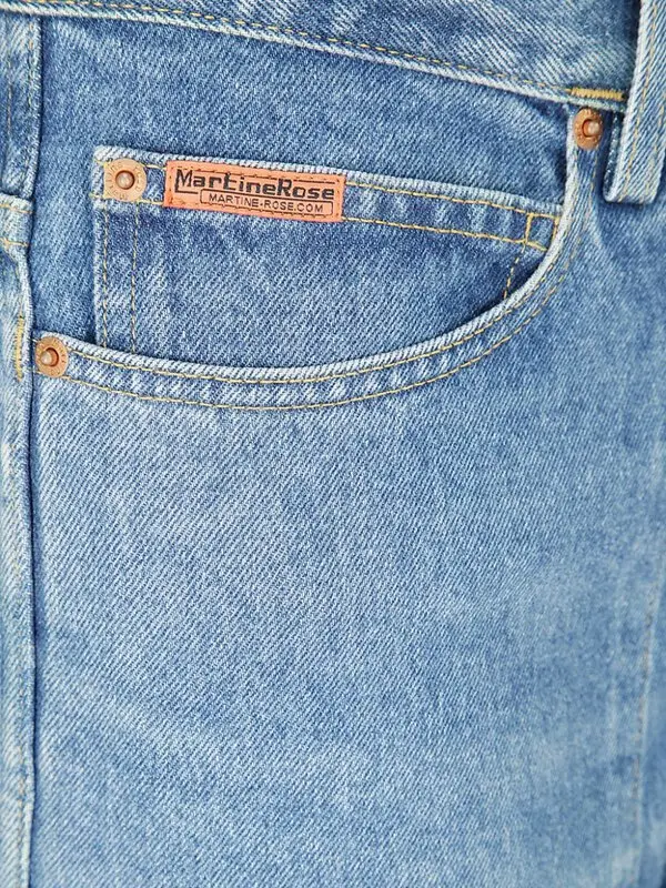 Martine Rose Reversible Jeans - Blue