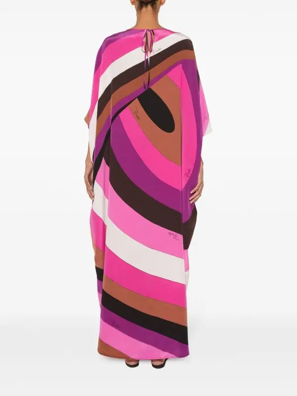 Emilio Pucci Iride-print Silk Kaftan