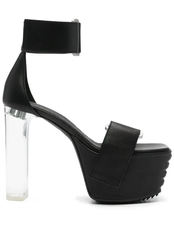 Rick Owens 125mm Banana Sandals - Black