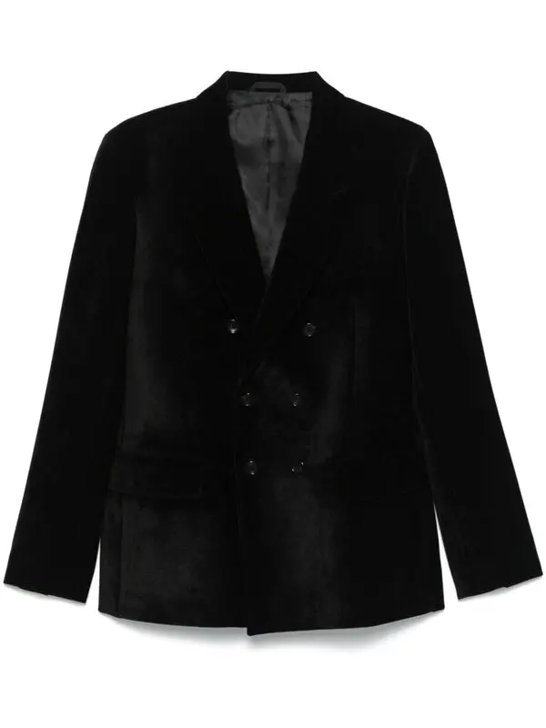 REVERES 1949 Velvet Blazer - Black