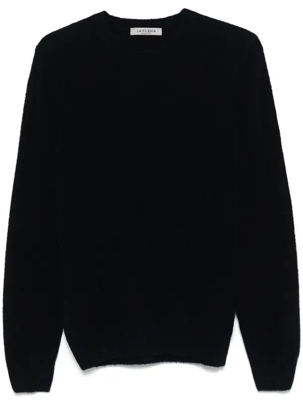 FILERIA Bouclé Sweater - Blue