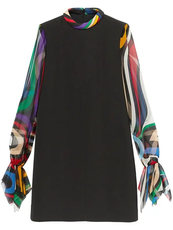 Emilio Pucci Marmo-print Mini Dress