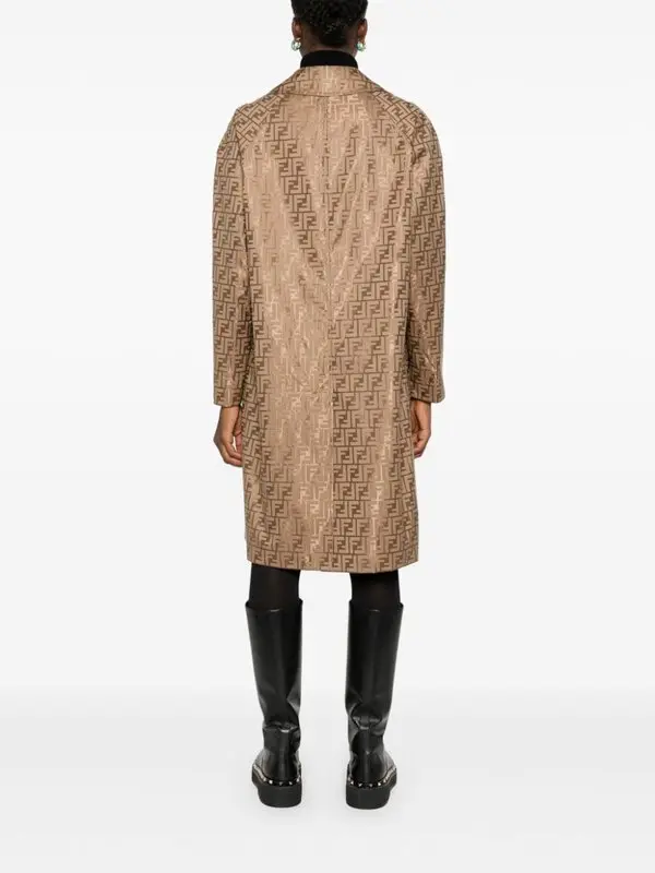 Fendi Ff-printed Coat