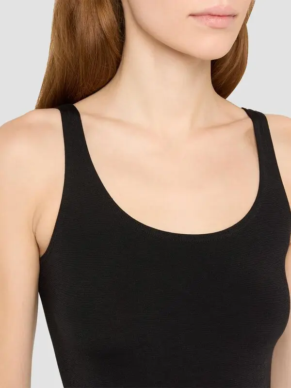 Wolford Jamaika Cotton-blend Stretch Bodysuit - Black