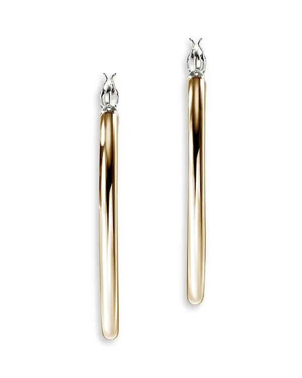 John Hardy Jh Essentials Hoop Earrings - Gold/silver