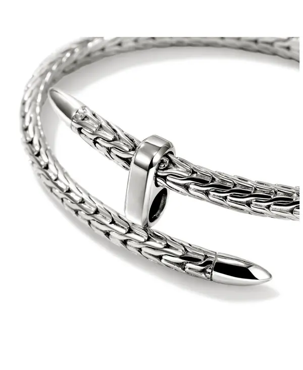 John Hardy Sterling Spear Flex Bracelet - Silver