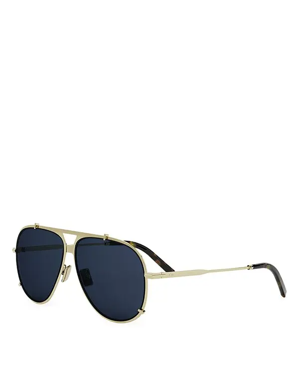 Dior Diorblacksuit A3u Pilot Sunglasses - Gold/blue