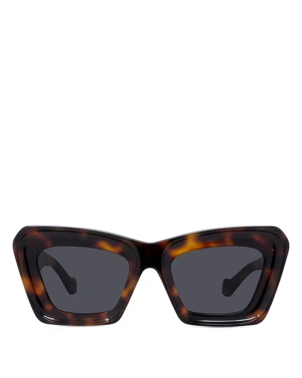 Loewe Anagram Cat Eye Sunglasses, 52mm - Havana/smoke