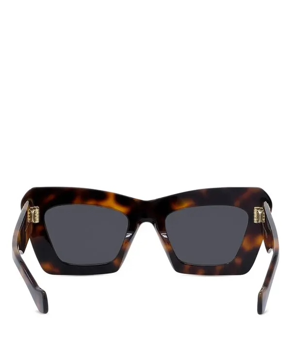 Loewe Anagram Cat Eye Sunglasses, 52mm - Havana/smoke