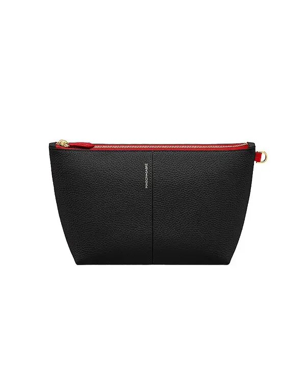 MAISON DE SABRE Small Leather Pouch - Rouge Noir