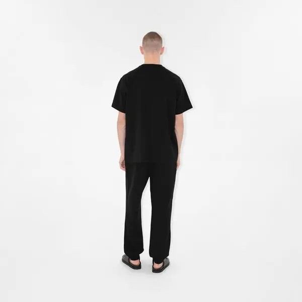 Burberry Cotton Jogging Pants - Black