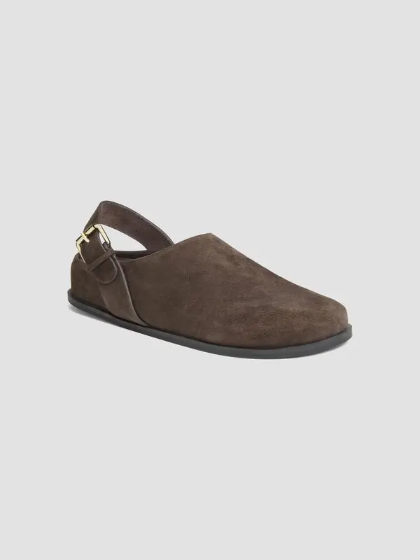 A.emery Louis Suede Clogs - Mulch