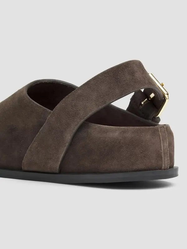A.emery Louis Suede Clogs - Mulch