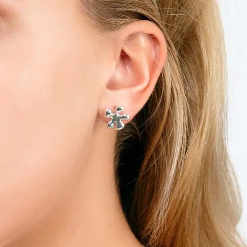 LUCY QUARTERMAINE Large Splash Stud Earrings