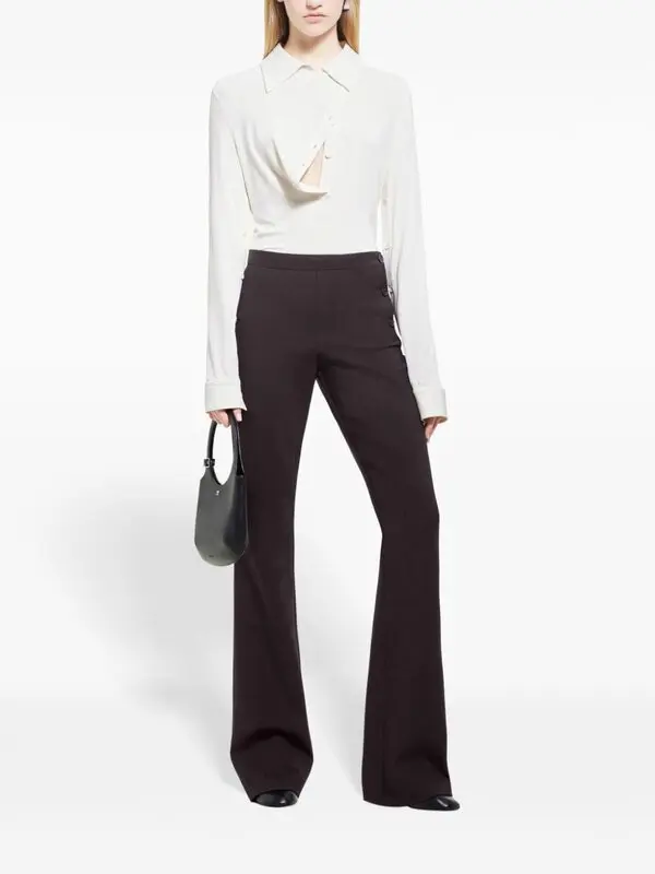 COURREGES Oblique Tailored Trousers - Brown