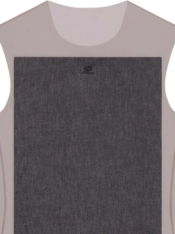 COURREGES Illusion Bodysuit - Brown