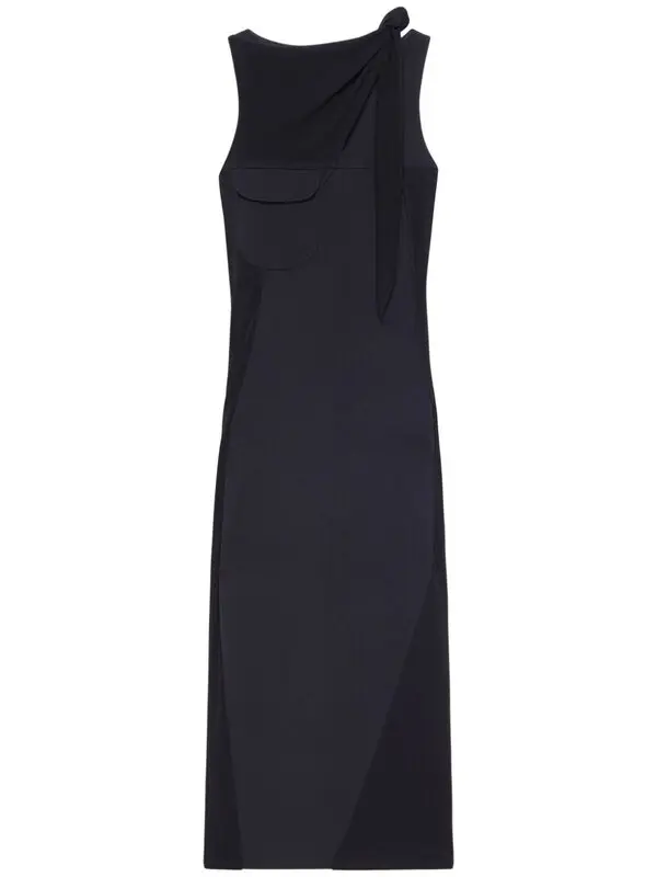 COURREGES Draped Midi Dress