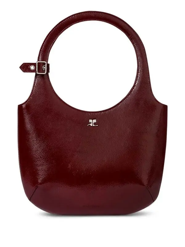 COURREGES Holy Leather Tote Bag - Red